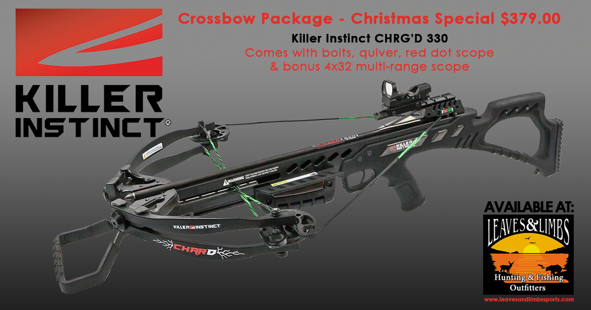 Crossbow Package - $379.00 - Leaves & Limbs Sports